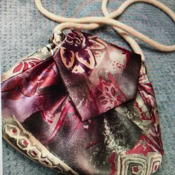 Bags | Vintage Handmade Clutch Purse Made Of Men Ties Bohemian One Of A ...